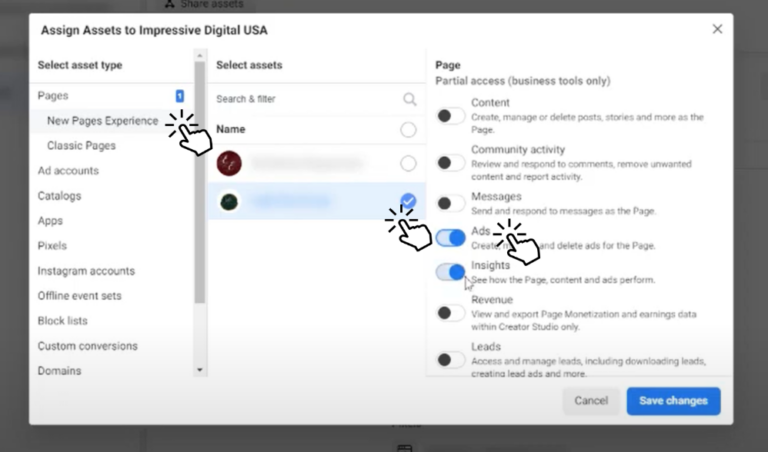 How to Grant Meta Account Permissions | Impressive Digital