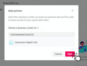 How to Share TikTok Partner Access | Impressive Digital